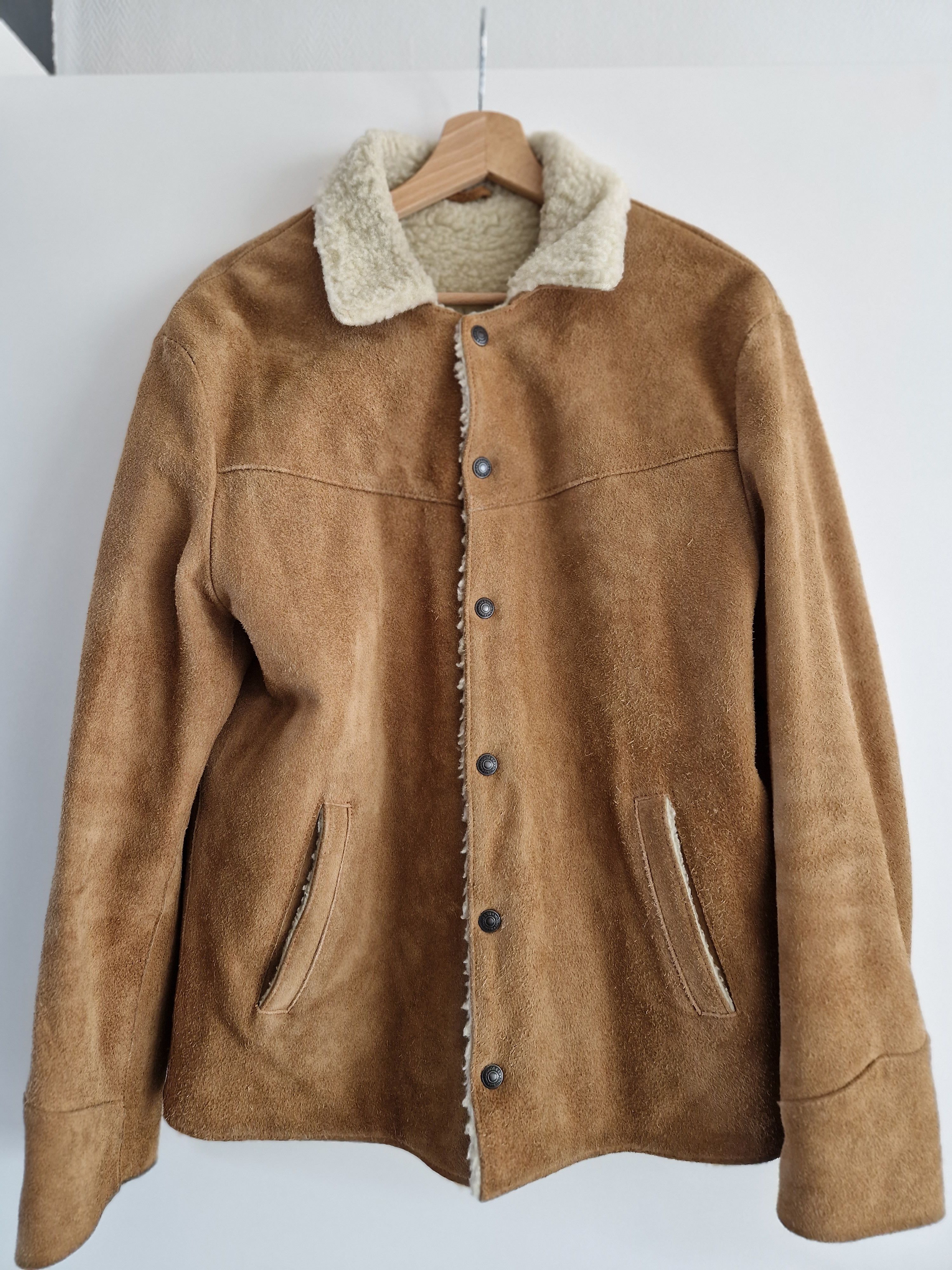 Warehouse Warehouse suede leather ranch jacket | Grailed