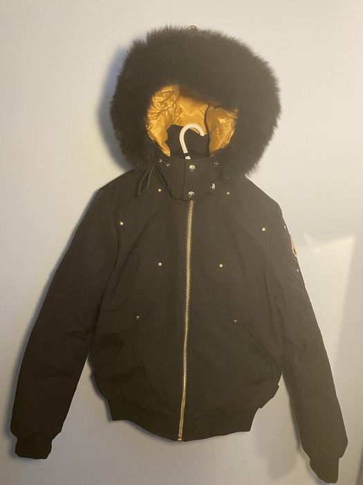 Moose Knuckles GOLD BALLISTIC BOMBER NEOSHEAR | Grailed