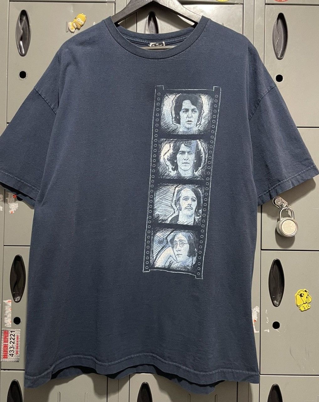Band Tees × John Lennon × Vintage 2005 2XL The Beatles John Paul George ...