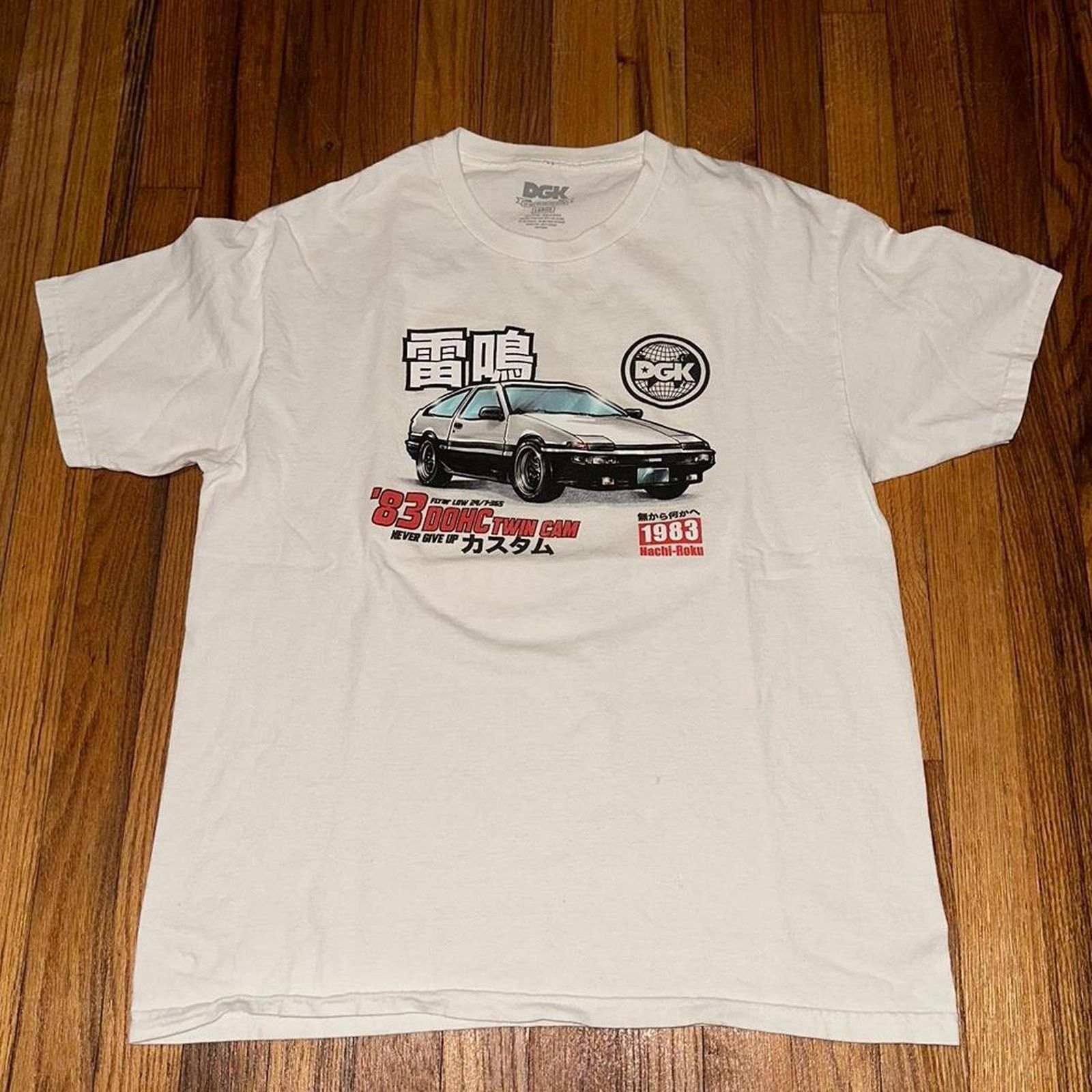 DGK × Japanese Brand DGK Japanese Car Racing T Shirt Flyin Low 24/7 ...