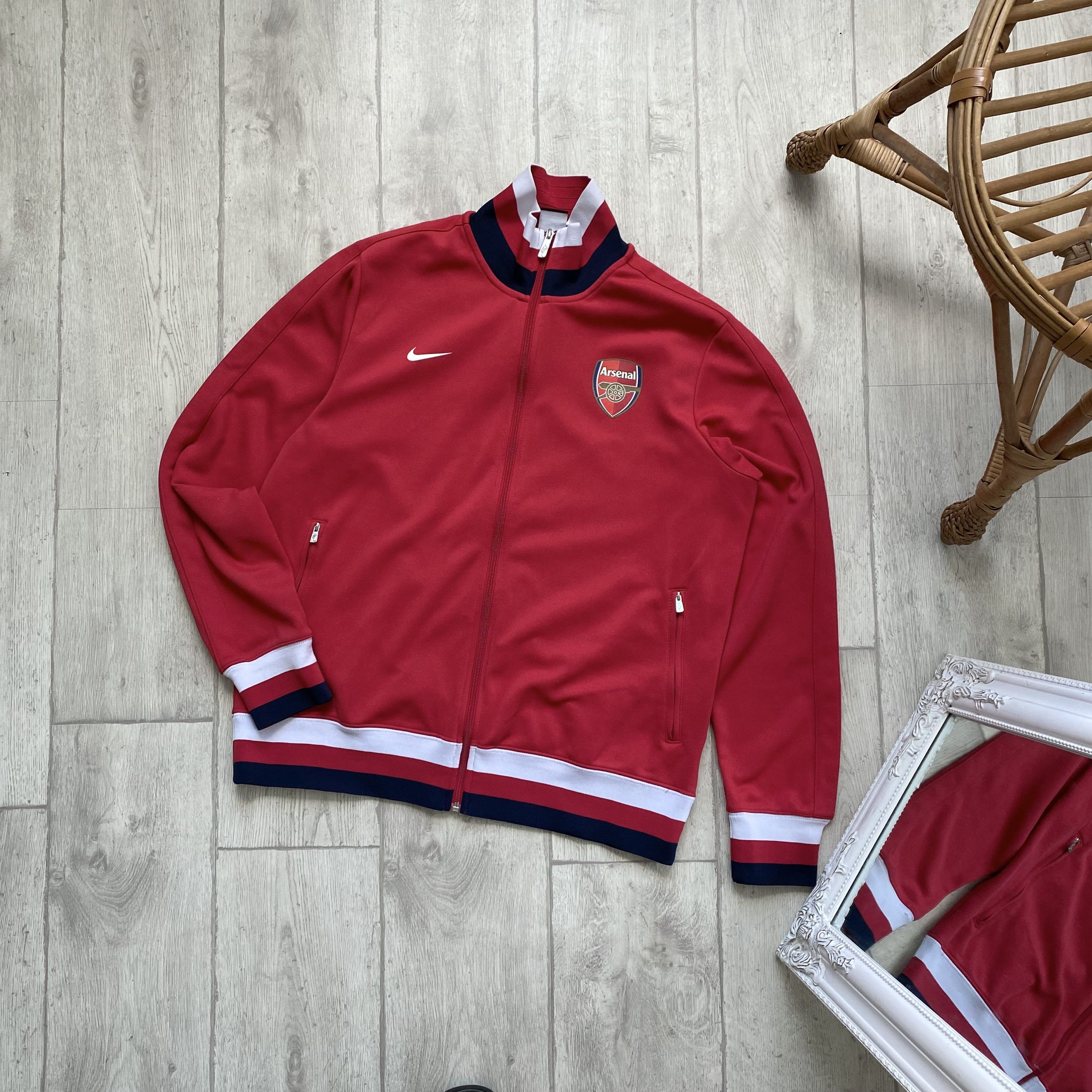 Nike ⚽️ 2000s Nike Arsenal FC Football Club Track Jacket jersey | Grailed