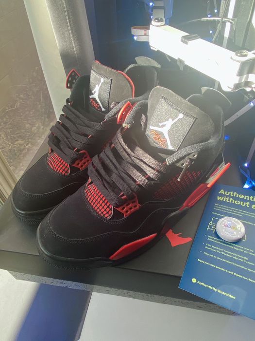 Nike Jordan 4 Retro Red Thunders | Grailed