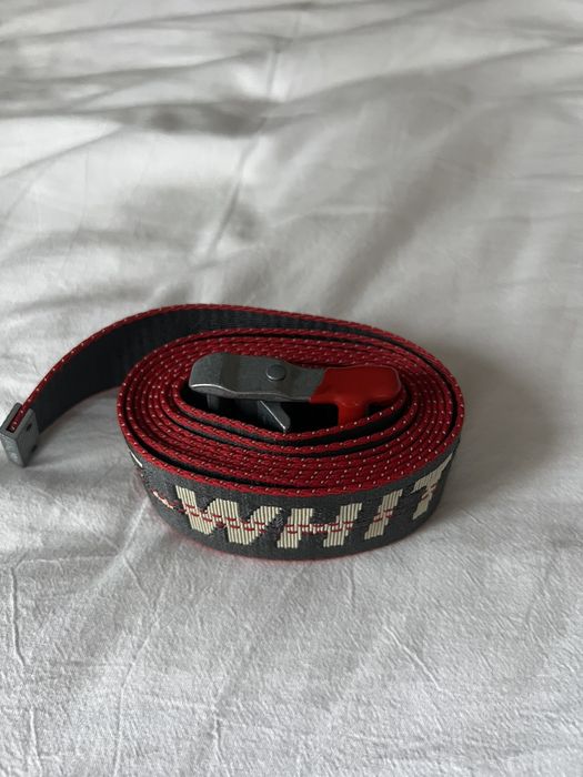 Off-White Off White Belt - Grey / Red | Grailed
