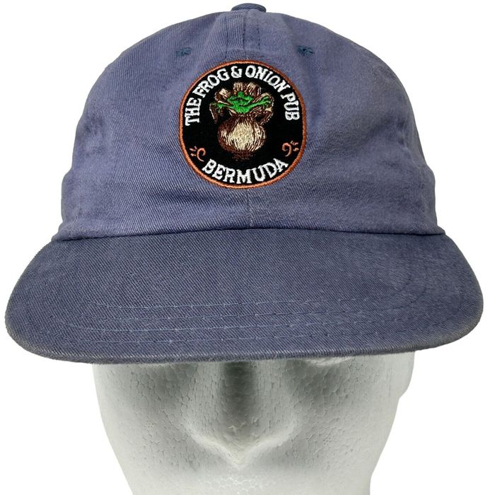 Vintage The Frog and Onion Pub Bermuda Dad Hat Vintage 90s Purple | Grailed