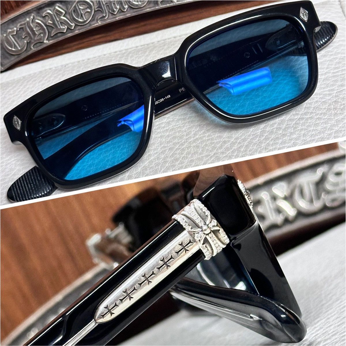 Chrome Hearts Chrome Hearts Pen 15 1/1 ‘Ocean’s Depth’ VVS Sunglasses ...
