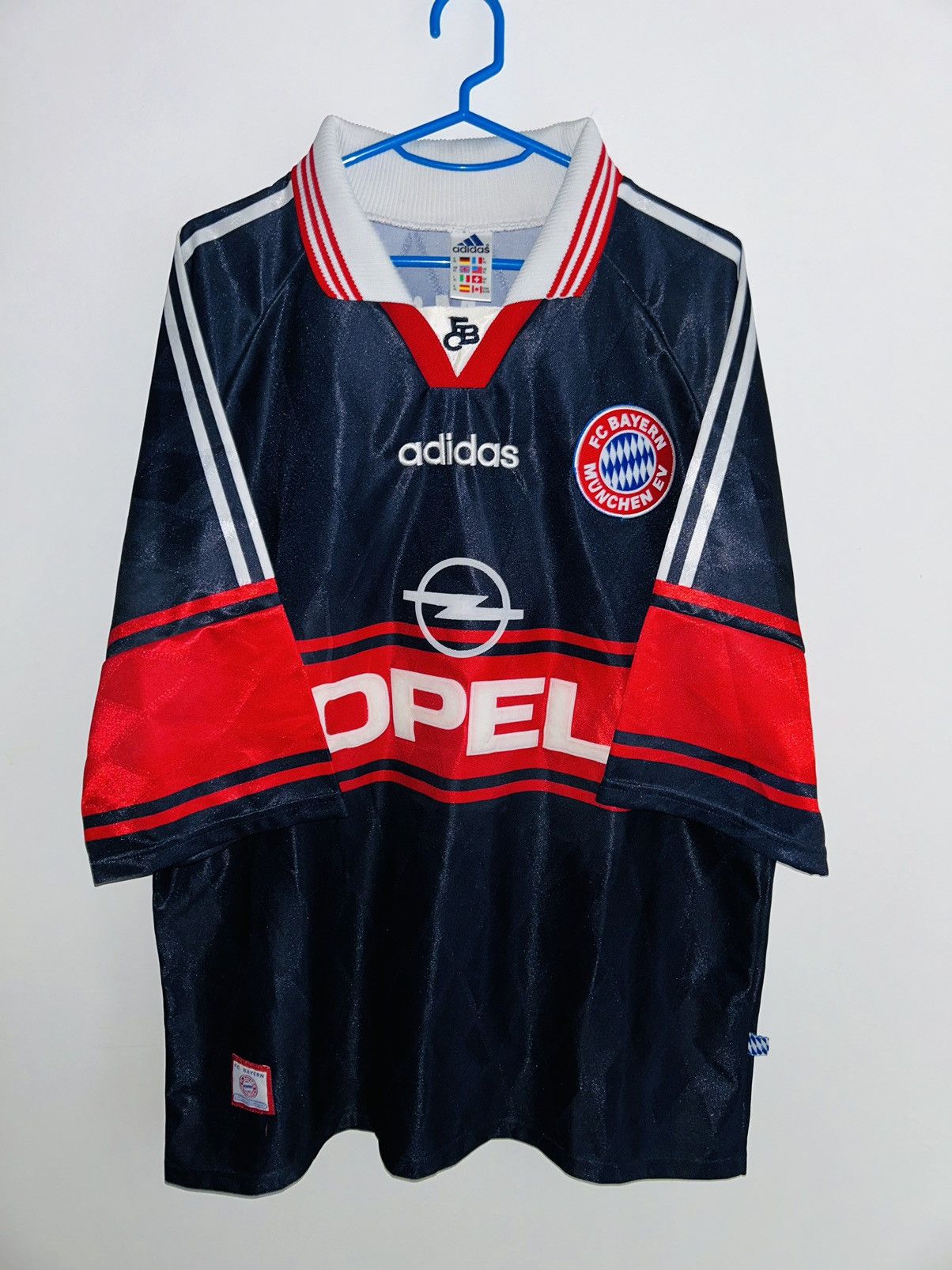Adidas Bayern munich 1997/98 home jersey | Grailed