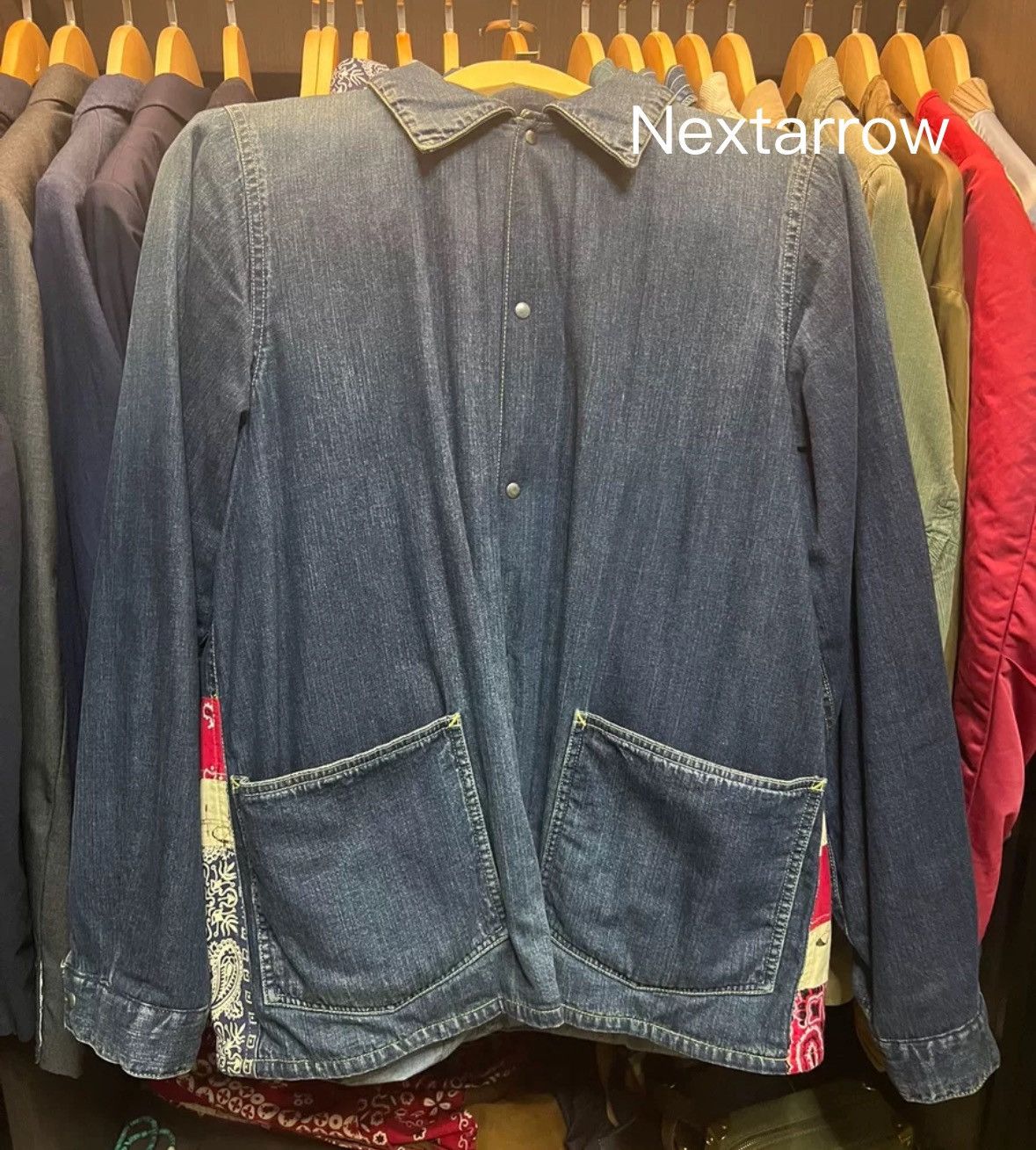 Visvim VISVIM 18AW ICT Section Ancient Cloth Flag Denim Jacket | Grailed