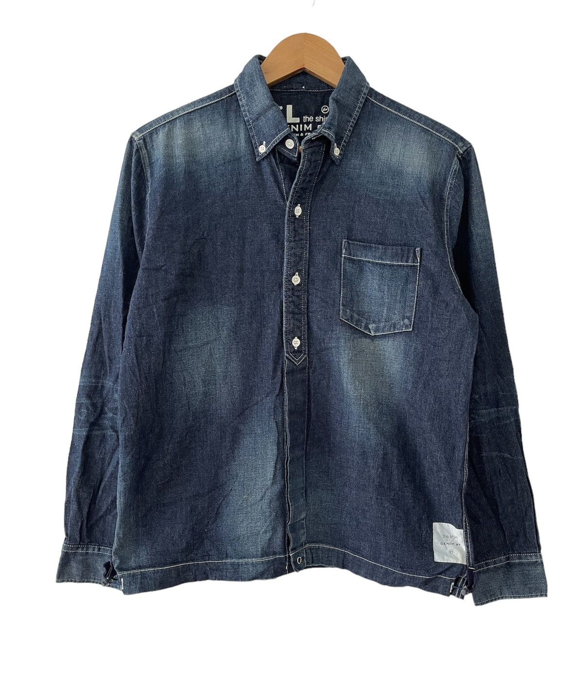 Fragment Design × Vanquish The Shirt DENIM BY VANQUISH & FRAGMENT | Grailed