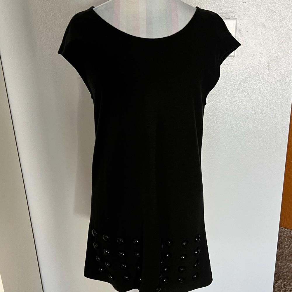 Loeffler Randall Loeffler Randall 60’s Mod Style Black Mini Shift Dress ...