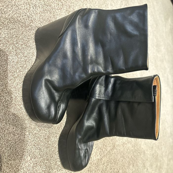Maison Margiela Maison Margiela Platform Wedge Tabi Boot | Grailed