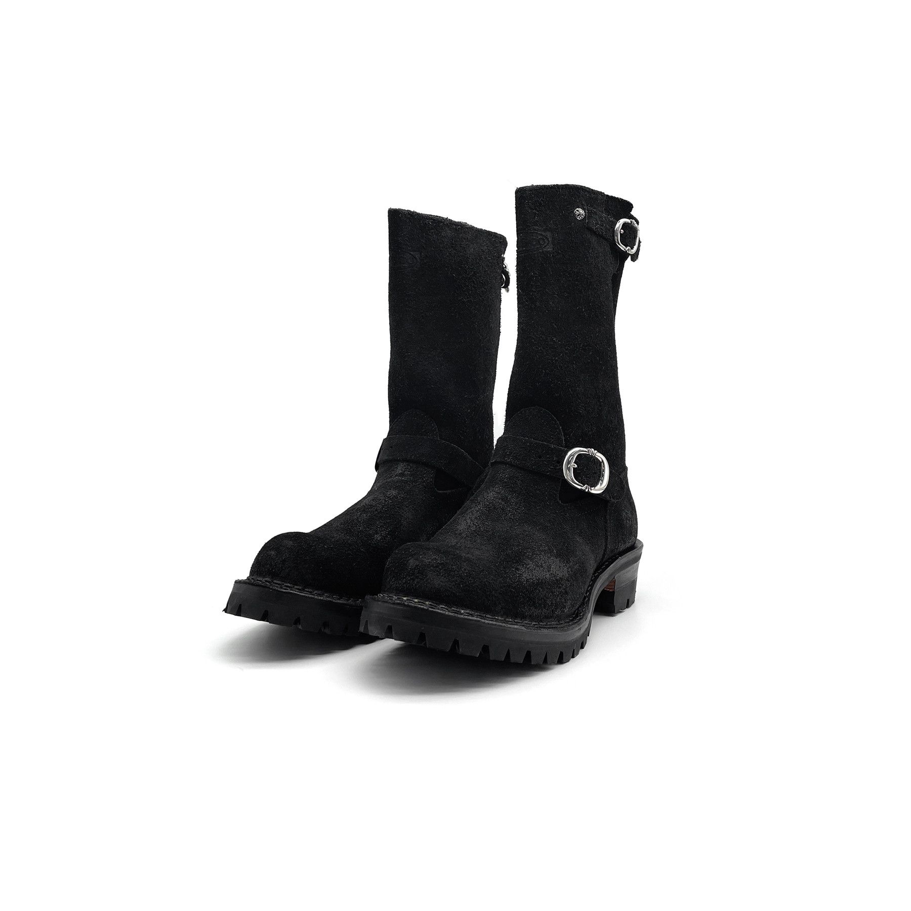 Chrome Hearts Chrome Hearts Wesco Suede Riding Boots | Grailed