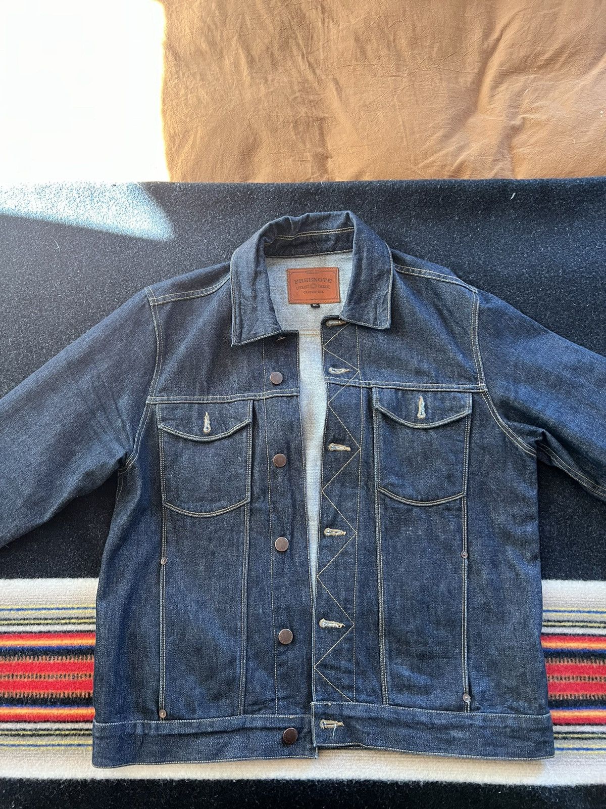 Freenote Freenote Cloth classic denim jacket 16 ounce denim | Grailed