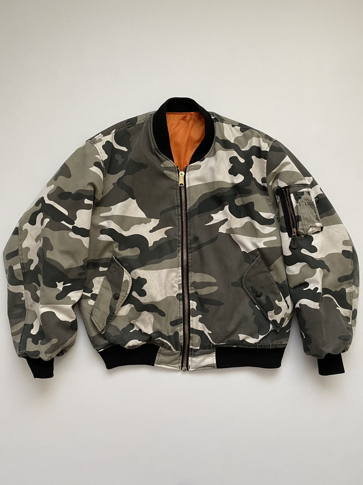 Archival Clothing × Fostex Garments Fostex garments MA-1 arctic camo ...