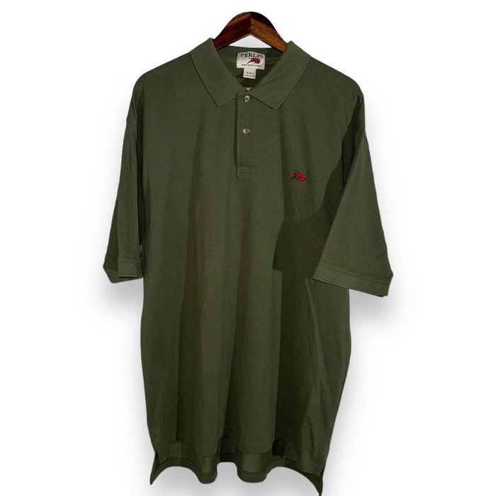 Perlis Forest Green Perlis Crawfish Polo Shirt Size XXL | Grailed