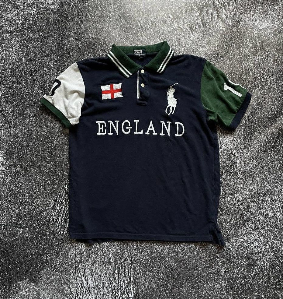 Polo Ralph Lauren × RRL Ralph Lauren × Vintage Vintage 90s Big Pony Polo Ralph Lauren England ...