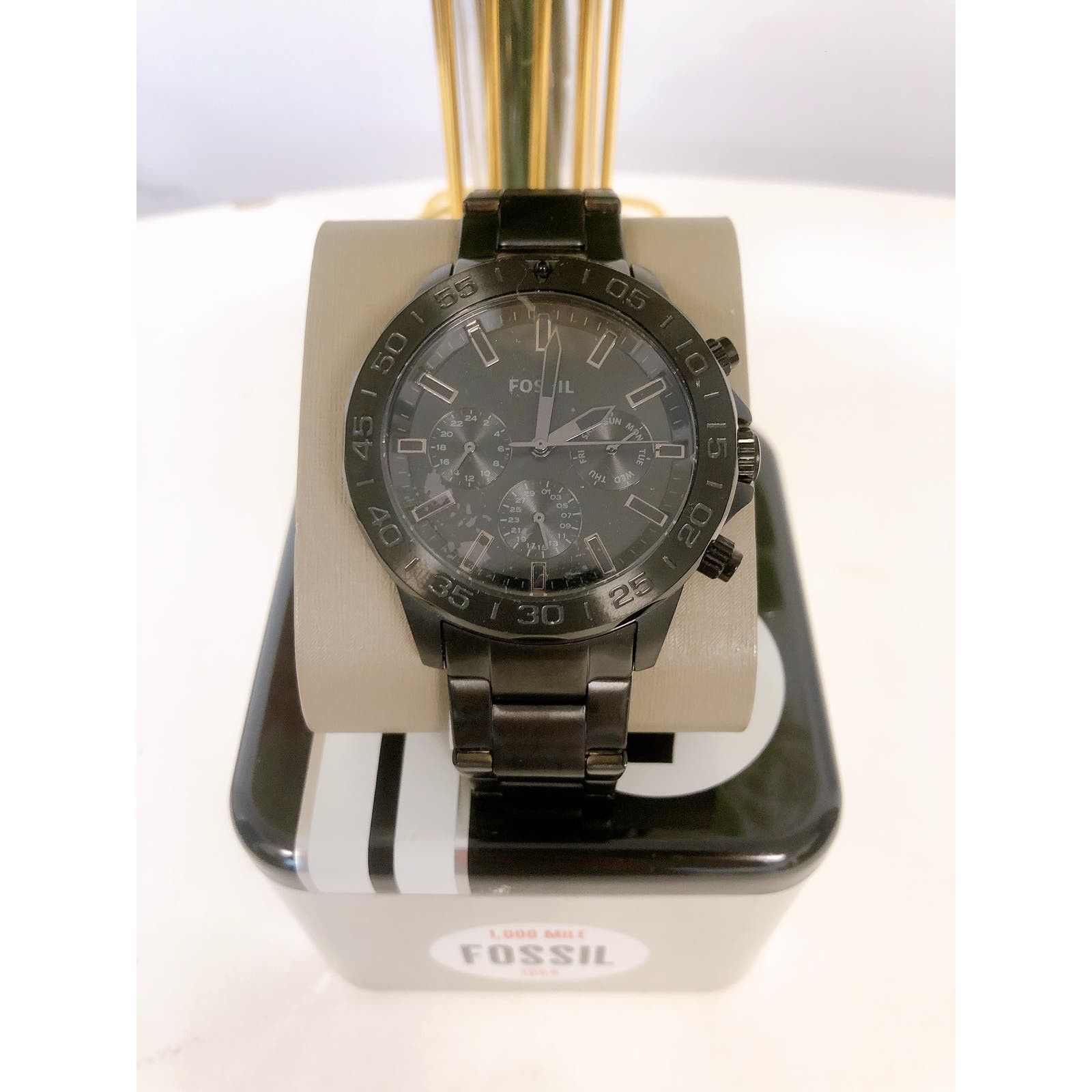 Fossil Fossil BQ2587 Bannon Multifunction Black Tone Steel Watch | Grailed