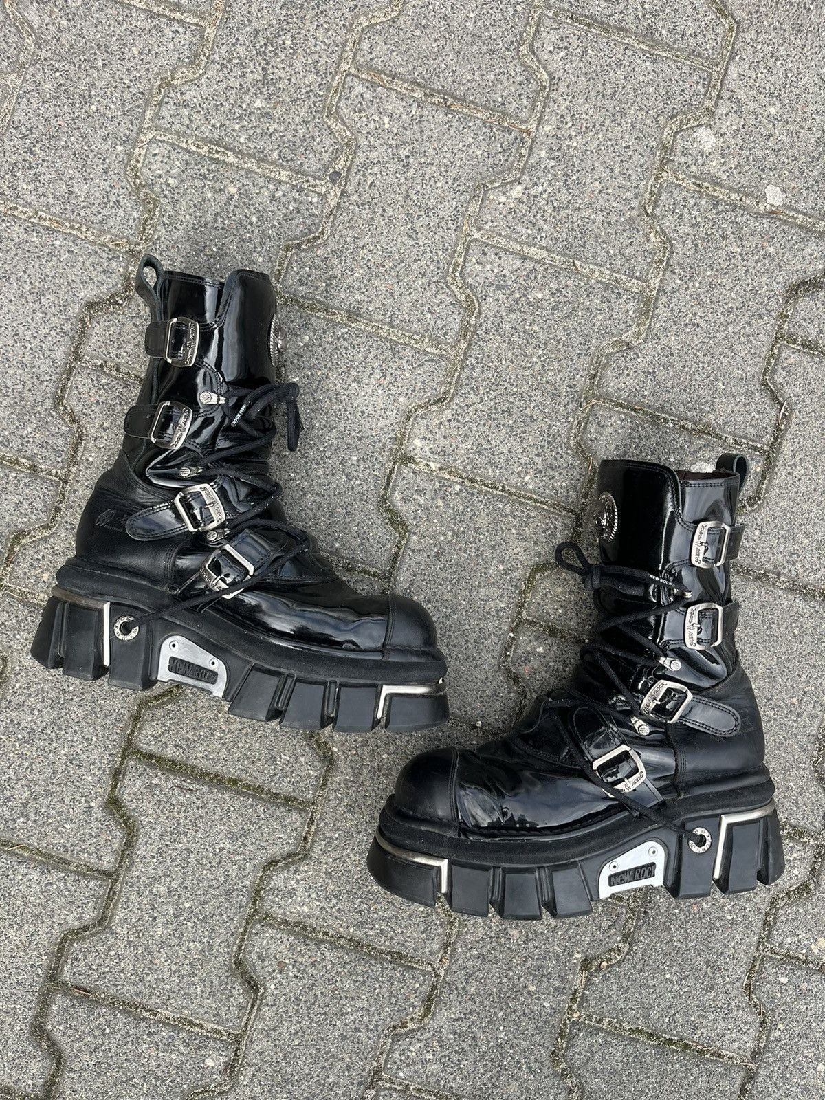 New Rock × Streetwear × Vintage New rock boots avant garde rare model ...