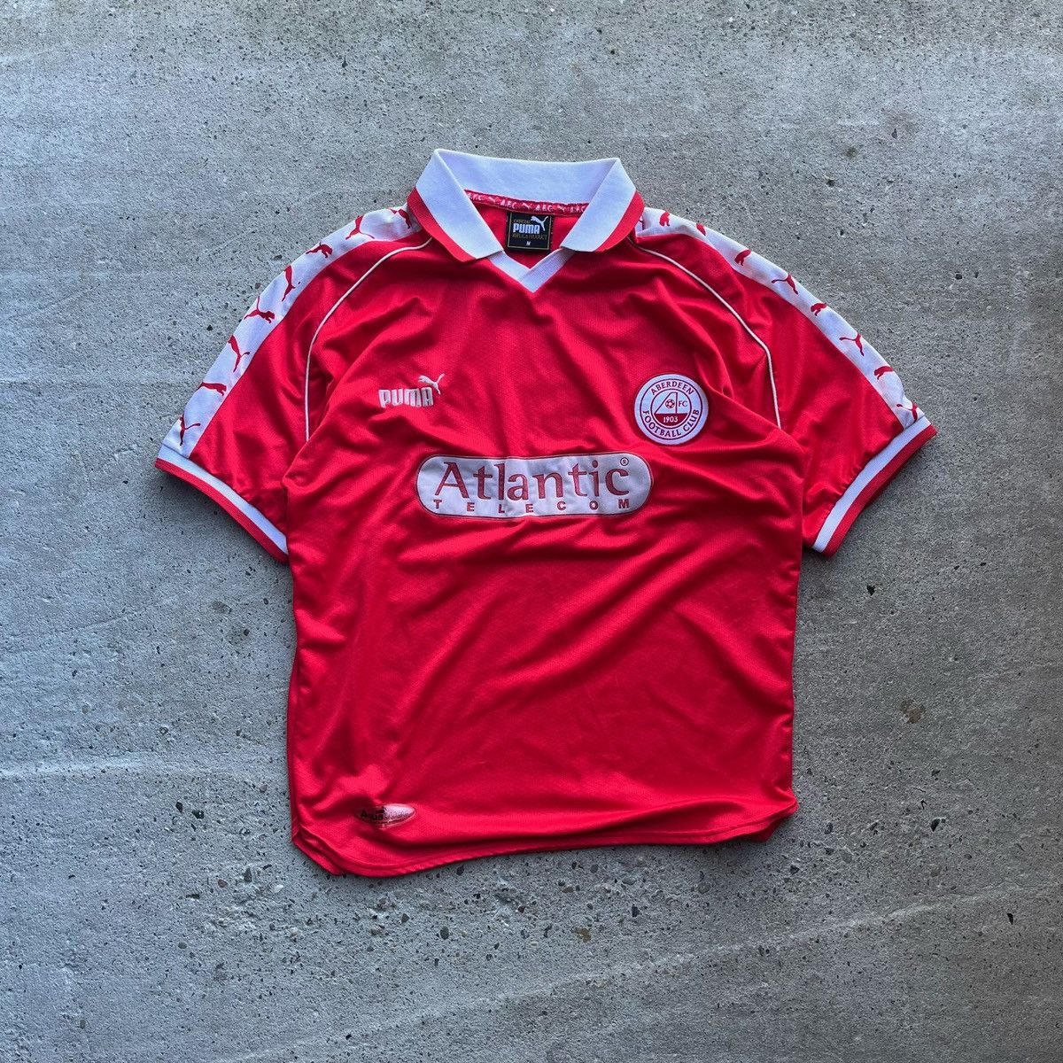 Puma Puma Aberdeen 1998/99 denmark home jersey tshirt football | Grailed