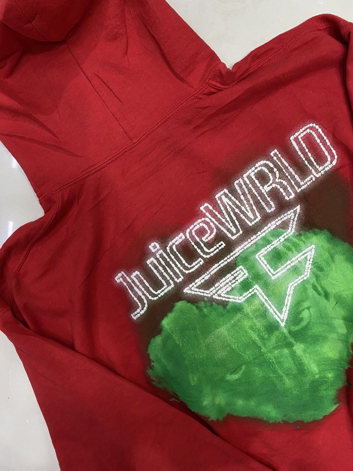 999 Club JUICEWRLD x FAZE CLAN “LEGENDS NEVER DIE” RED HOODIE. | Grailed