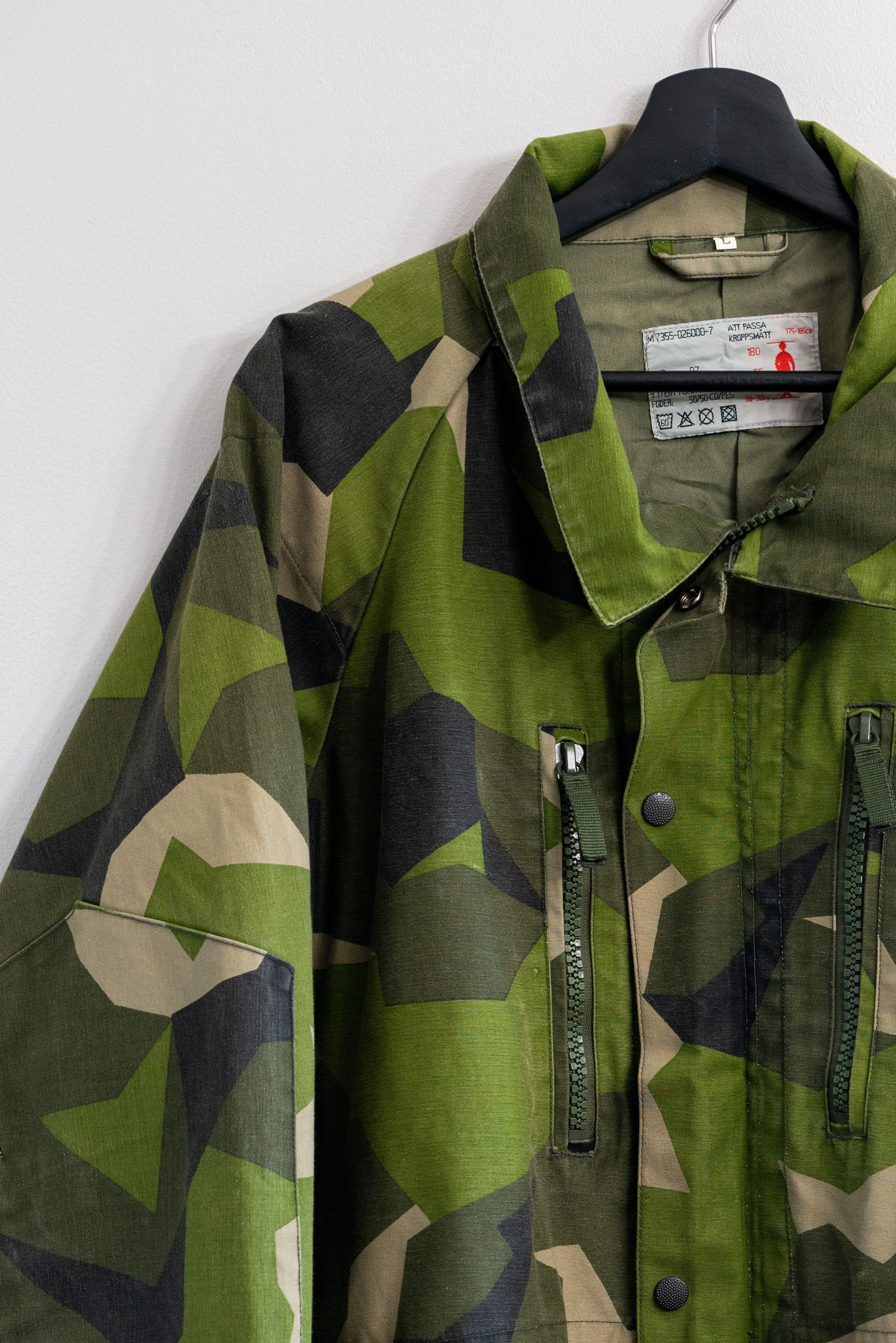 Military × Streetwear × Vintage Rare Vintage Swedish M90 Splinter Army ...