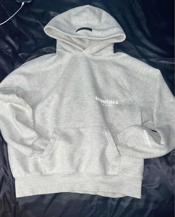 Essentials Grey Essentials Hoodie | Grailed
