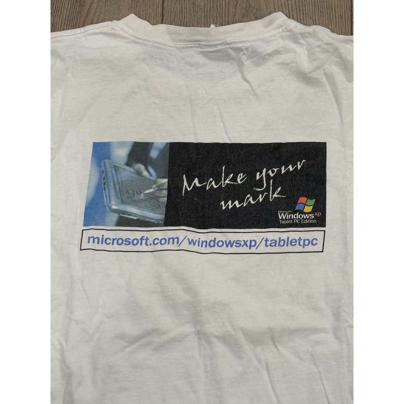 Delta Rare Vintage Windows XP Tablet PC Edition Tee 90s Stains | Grailed