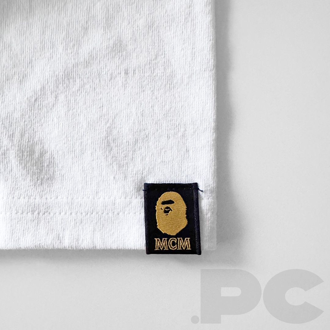 Bape × MCM BAPE x MCM "BY BATHING" TEE ape head camo wgm | Grailed