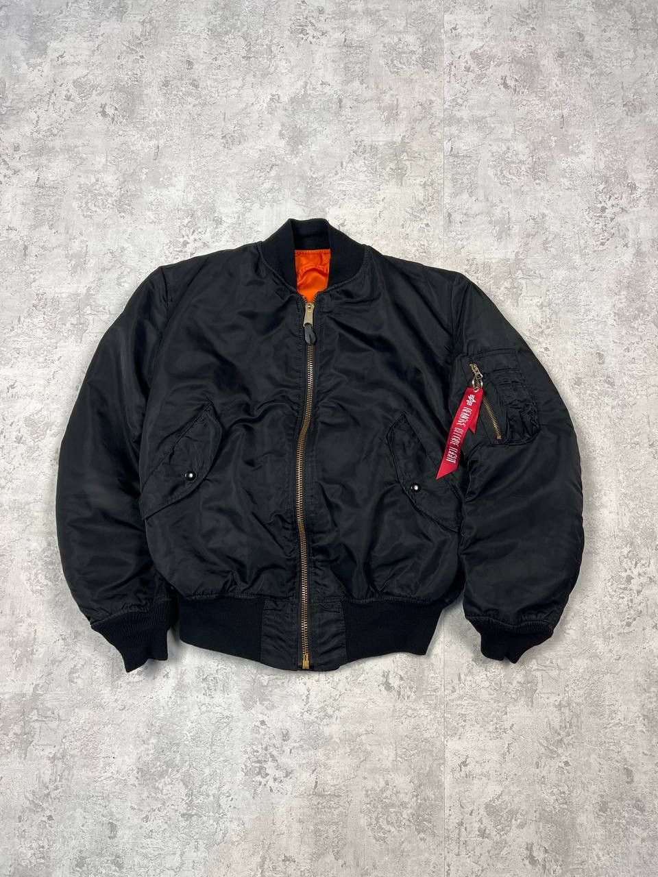 Vintage Vintage 80’s Alpha Industries MA-1 Nylon Bomber Jacket USA | Grailed