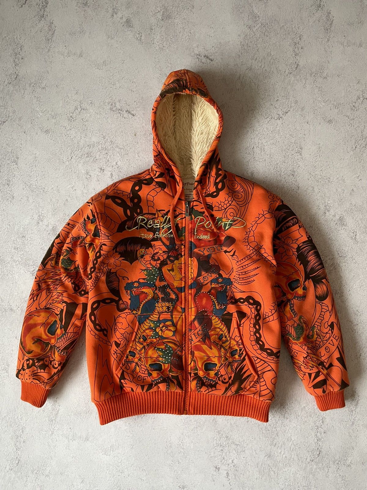 Christian Audigier × Ed Hardy × Vintage Really Point Like Ed Hardy Drip ...