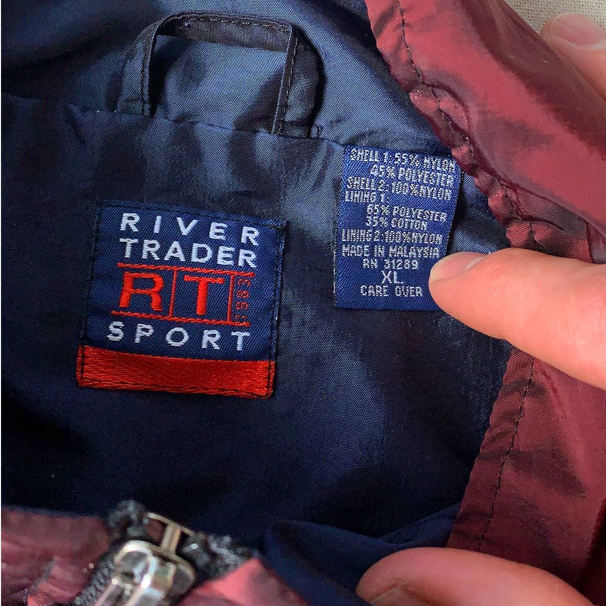 Vintage 1990s Iridescent Boxy Nylon Track Jacket | Grailed