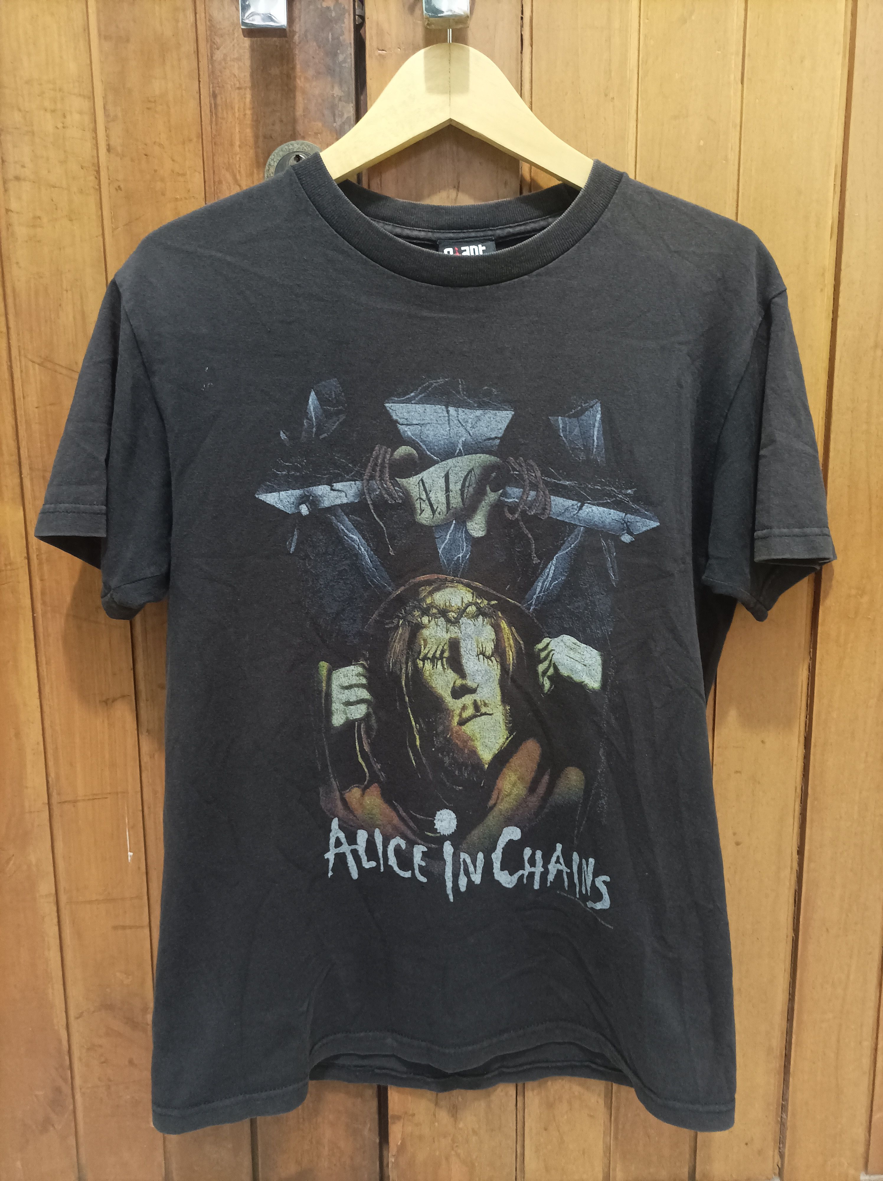 Band Tees × Giant × Vintage Alice in chains bleed the freak 90's | Grailed