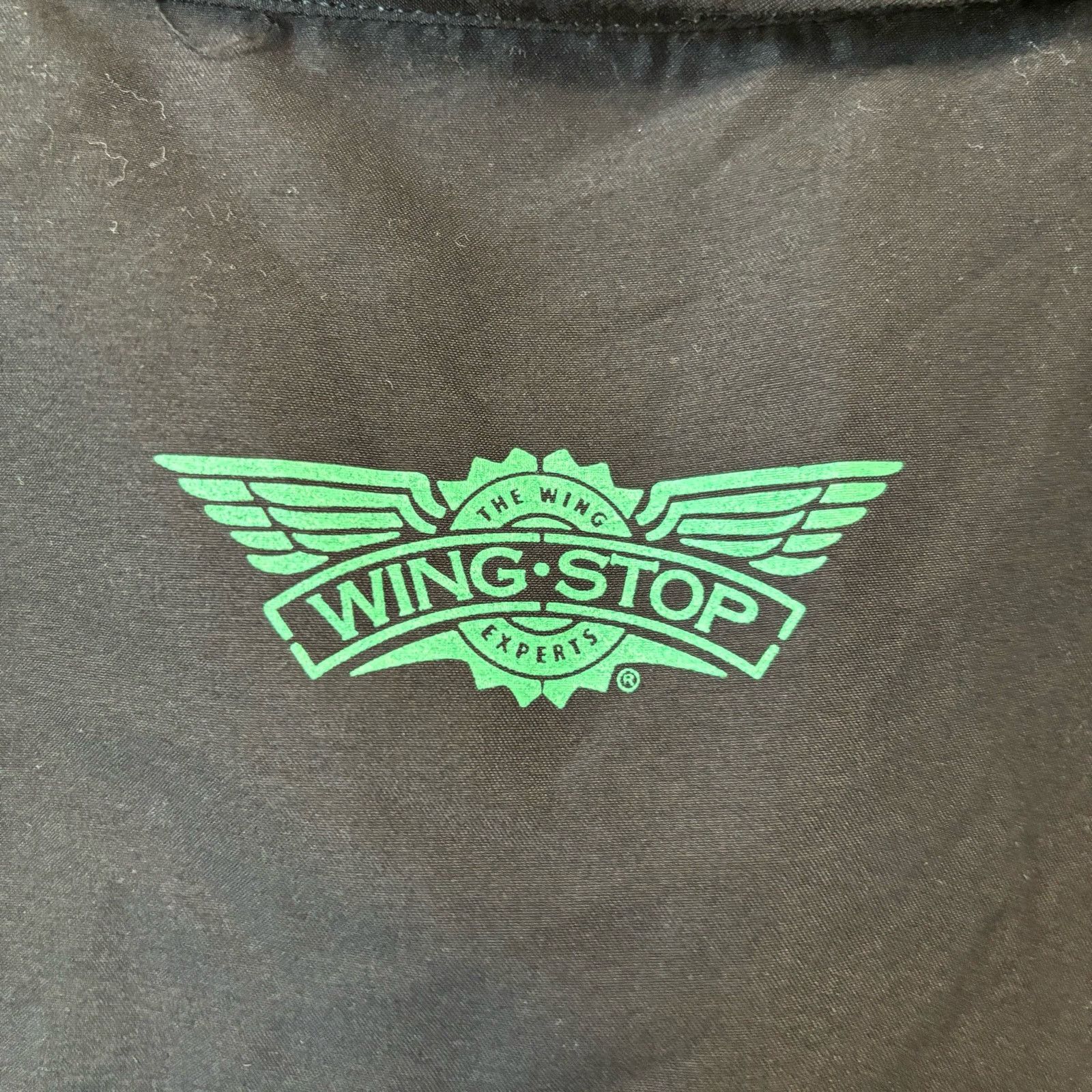 Generic Wingstop Employee Shirt Blockcore Spellout Mens Large Button ...