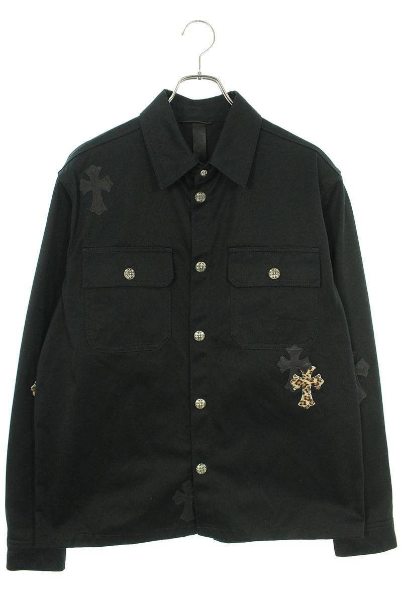 Chrome Hearts CHROME HEARTS MIXED LEOPARD CROSS PATCH WORKDOG WORK DOG | Grailed