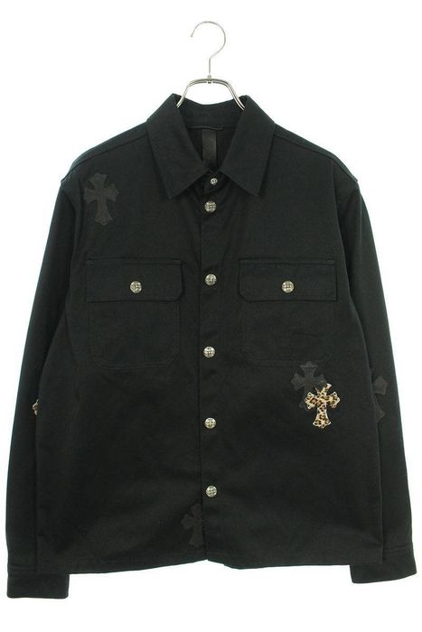 Chrome Hearts CHROME HEARTS MIXED LEOPARD CROSS PATCH WORKDOG WORK DOG | Grailed