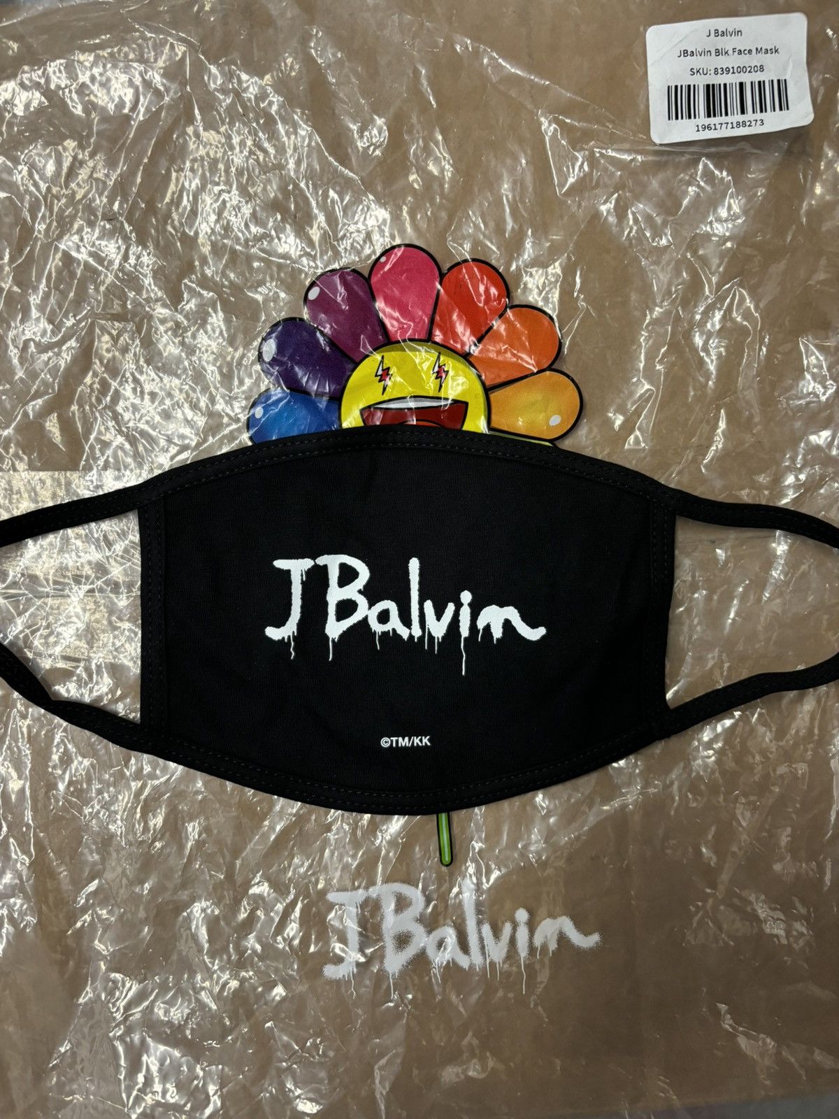 J Balvin × Takashi Murakami J Balvin Takashi Murakami Face Mask New ...