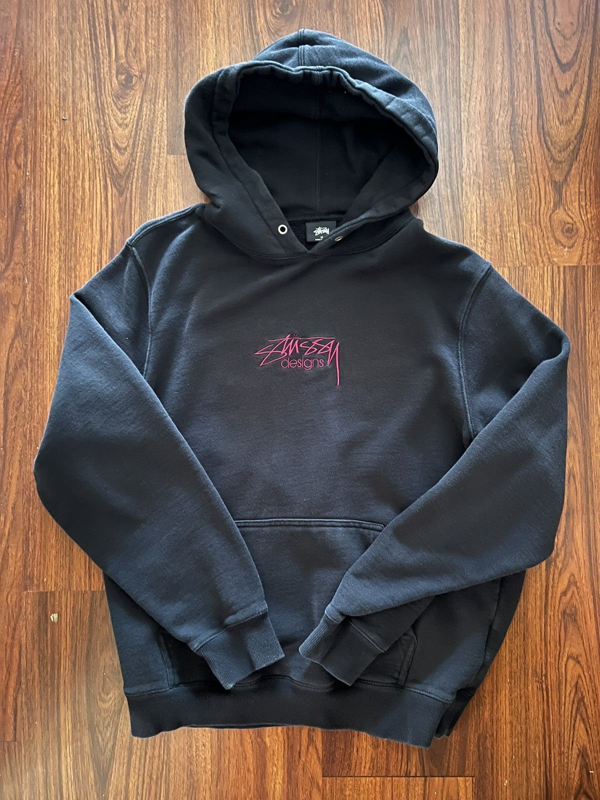 Vintage Vintage Stussy Designs Hoodie | Grailed