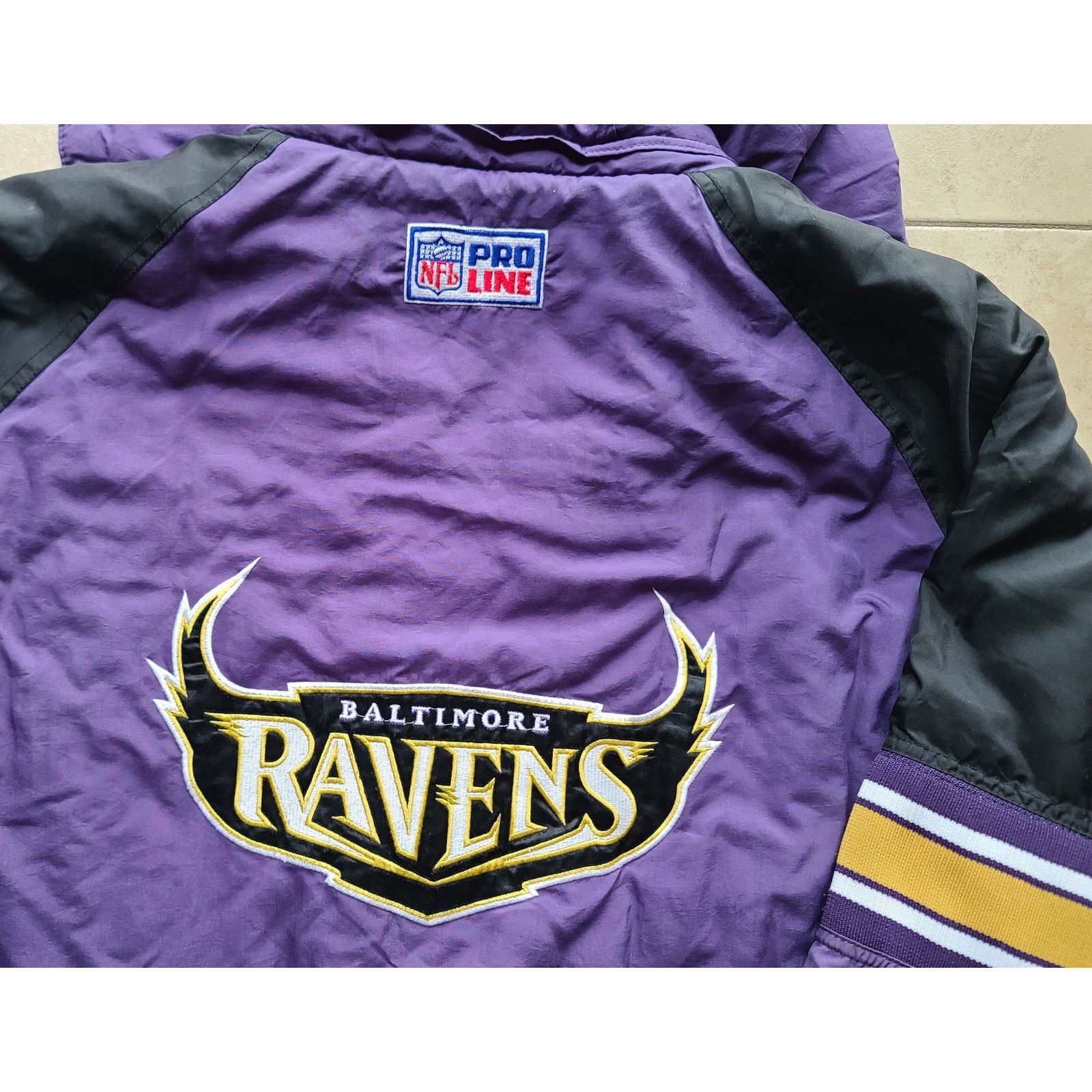 NFL × Starter Baltimore Ravens 90s STARTER puffer PLUS NFL Pro vintage ...