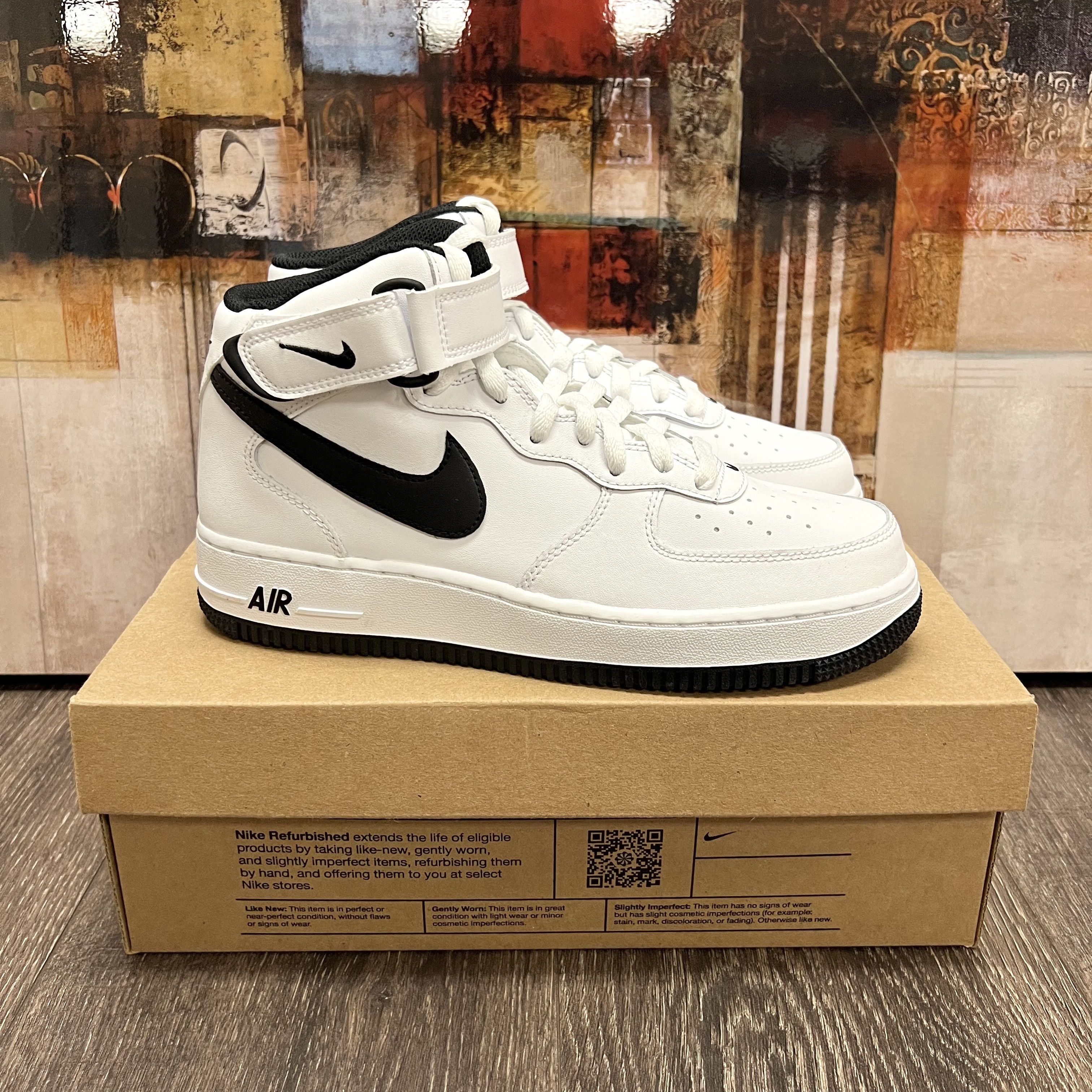 Nike 2023 Nike Air Force 1 Mid '07 LV8 White / Black AF1 | Grailed