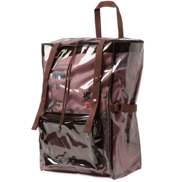 Raf Simons Raf Simons Eastpak Volume Topload Backpack Transparent PVC ...