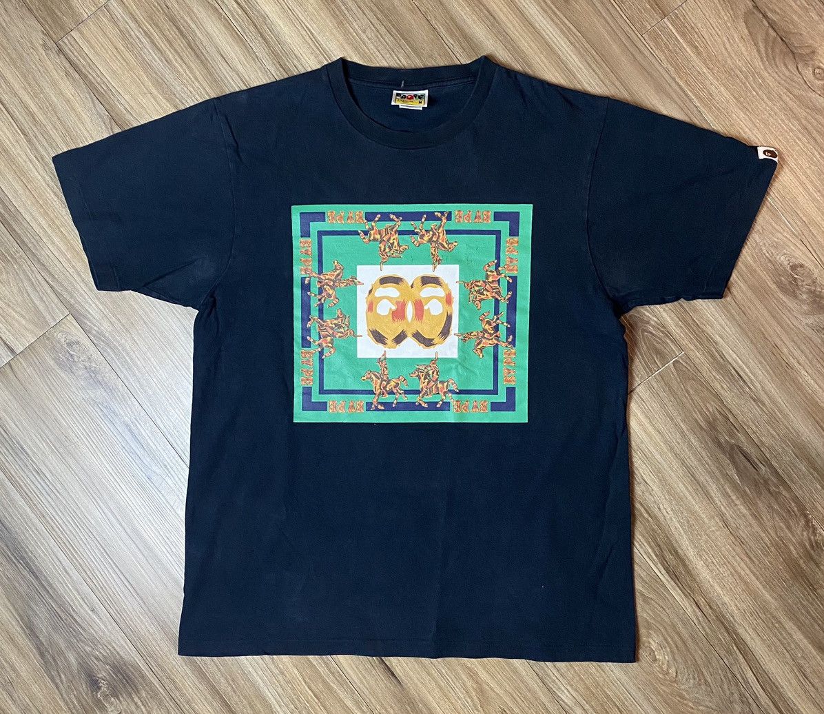 Bape Bape Silk Scarf Tee | Grailed
