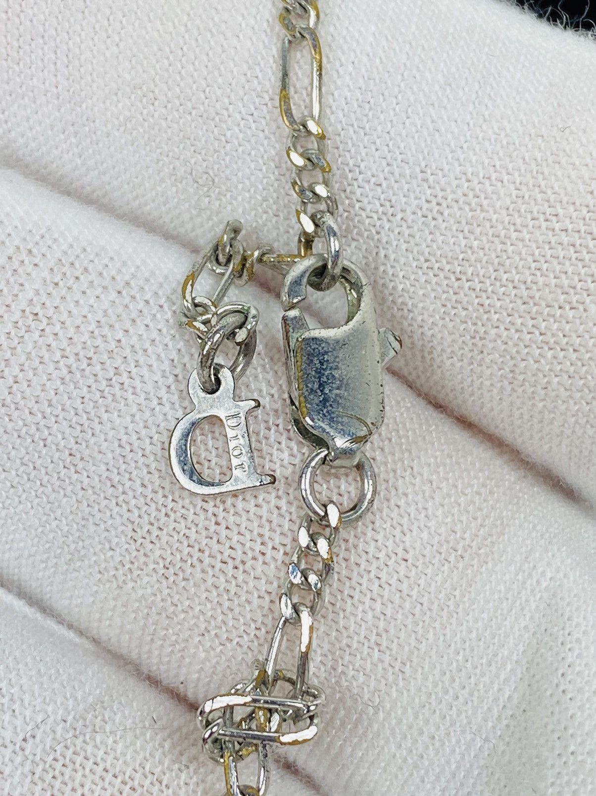 Dior Dior Cursive logo necklace | Grailed