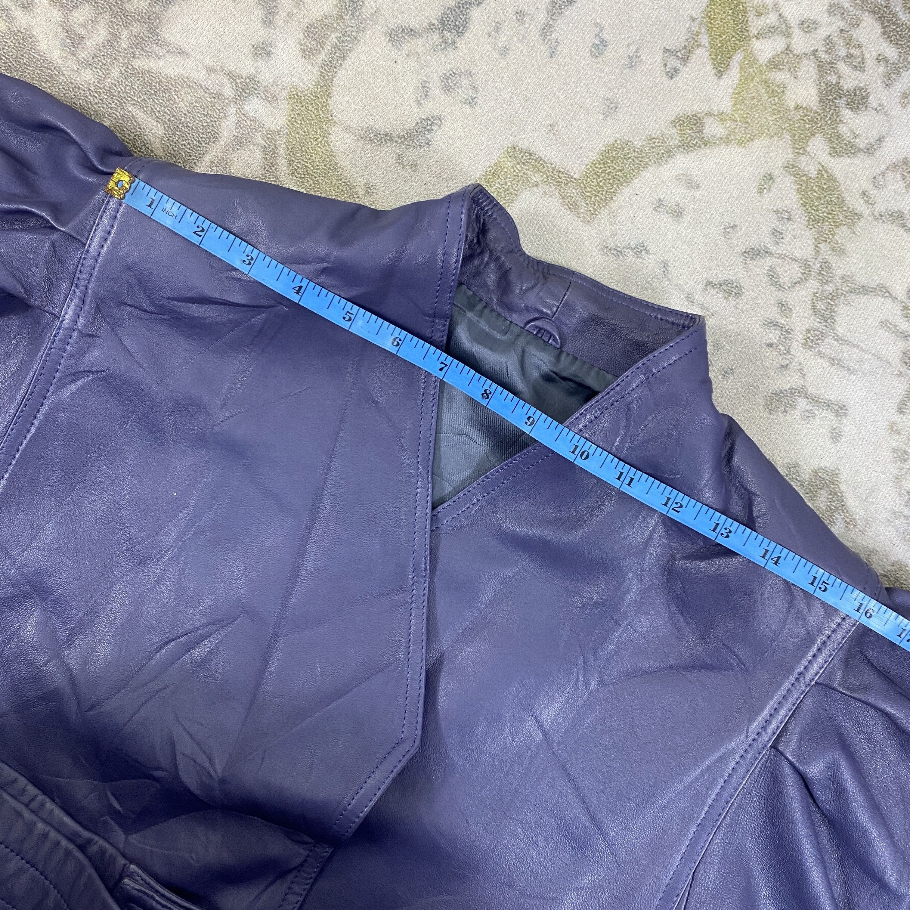 Vintage Vintage Genuine Real Leather Cropped Jacket Avant-Garde-J425 ...