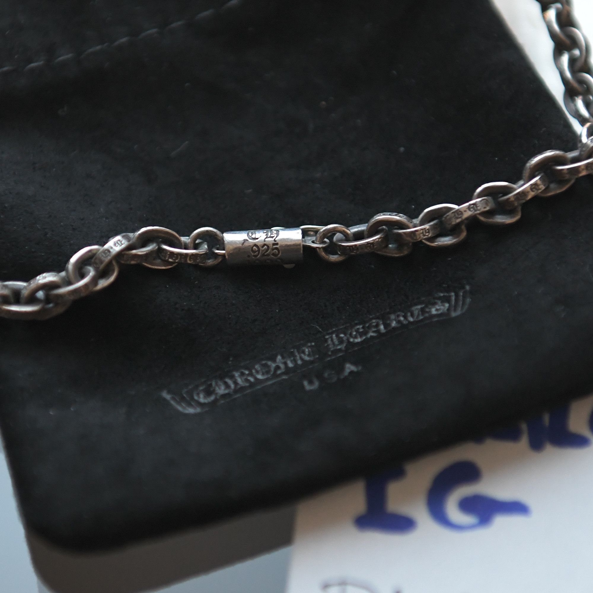 Chrome Hearts Paper Chain 24" .925 Silver Necklace | Grailed