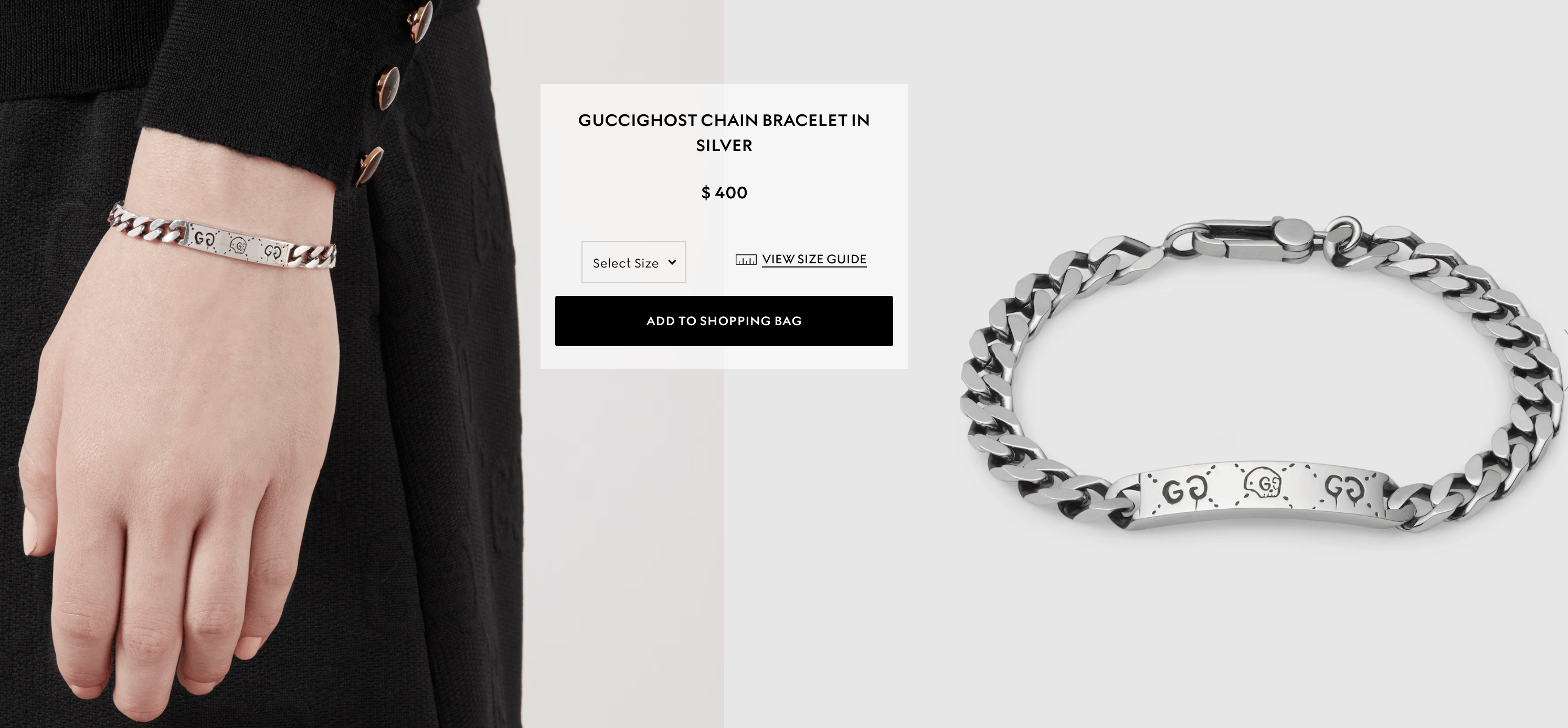 Gucci Gucci Ghost Bracelet RARE Grailed