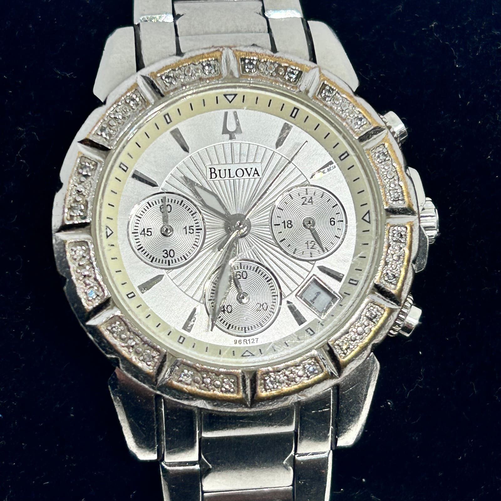 Bulova Bulova Silver Tone Stainless Steel Watch with Date Display | Grailed