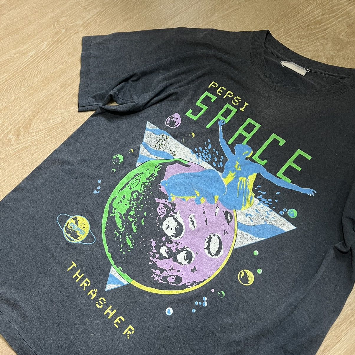 Pepsi × Thrasher × Vintage Very rare !! Vintage Thrasher pepsi tour ...
