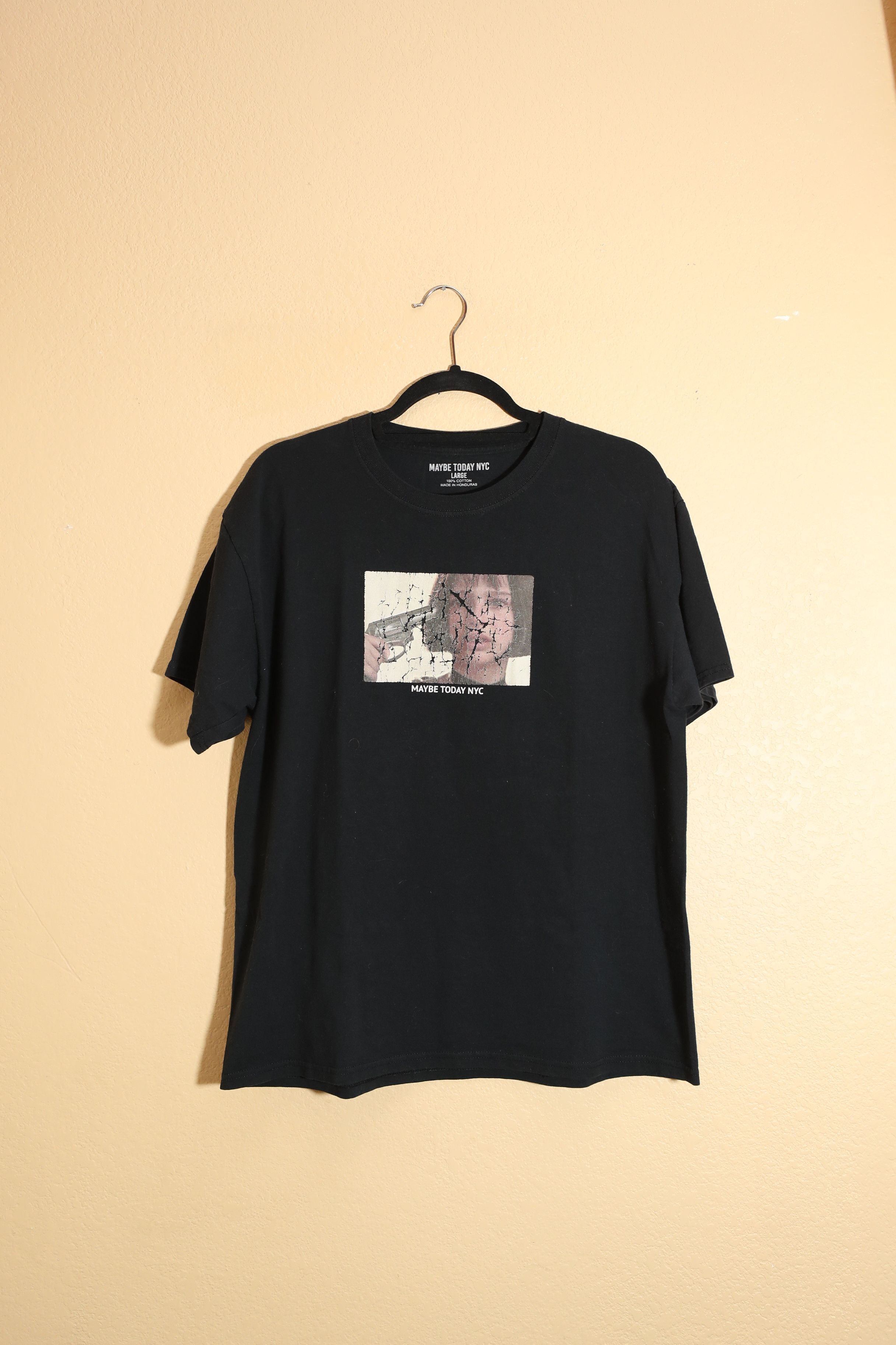 Streetwear Maybe Today Matilda Oversized Raw Hem Tee (L) | Grailed