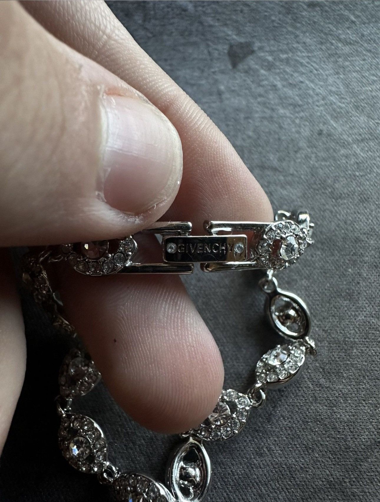 Givenchy Rare Givenchy Crystal Flex Bracelet | Grailed