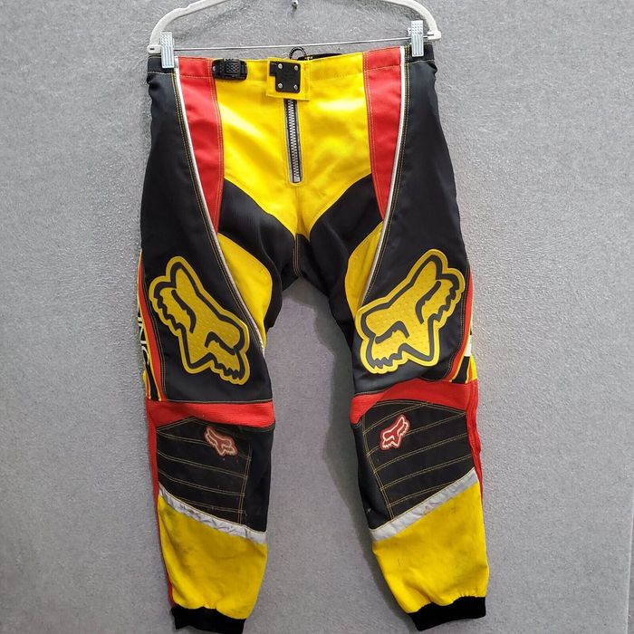 Fox Racing Fox Racing 360 Men Pants 34 Yellow Jogger Motocross Limited ...