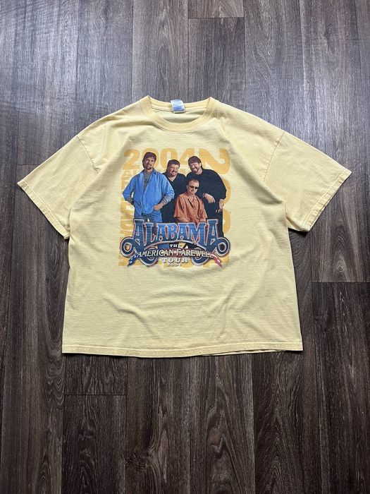 Vintage Rare ‘04 Vintage Alabama Band “Farewell Tour” T Shirt | Grailed